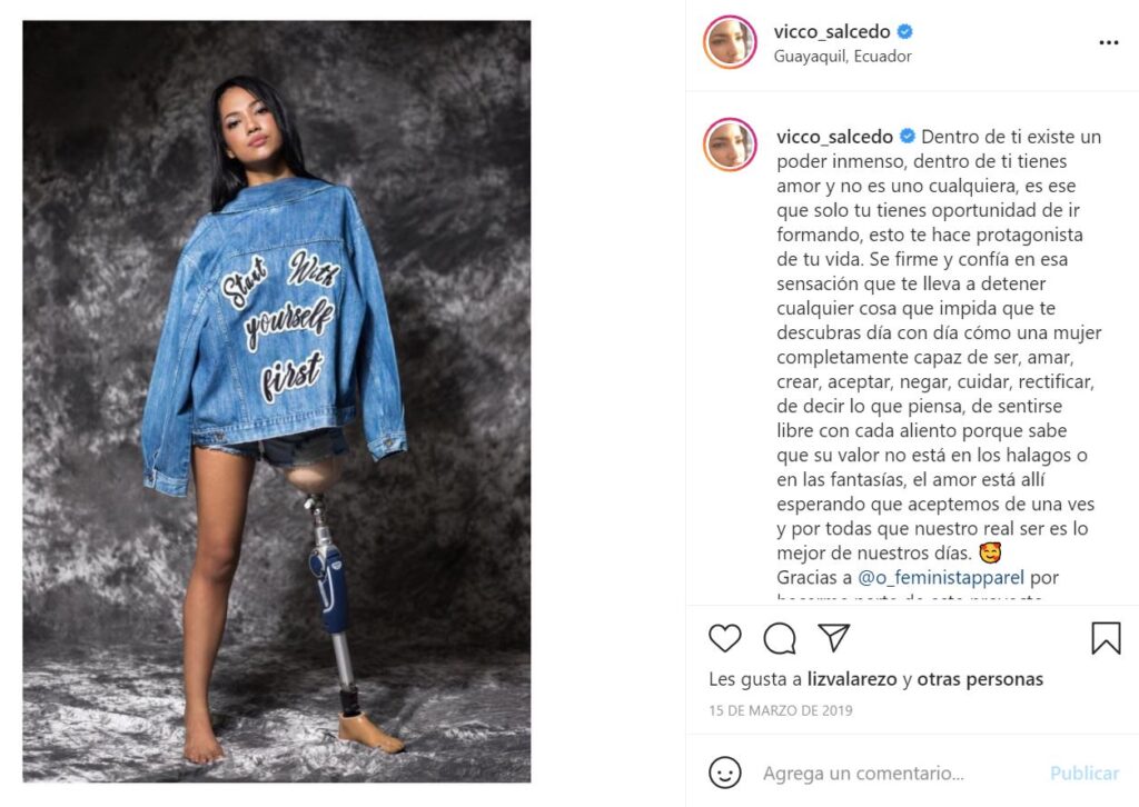 Victoria Salcedo abre camino a la inclusión social desde el Miss ...
